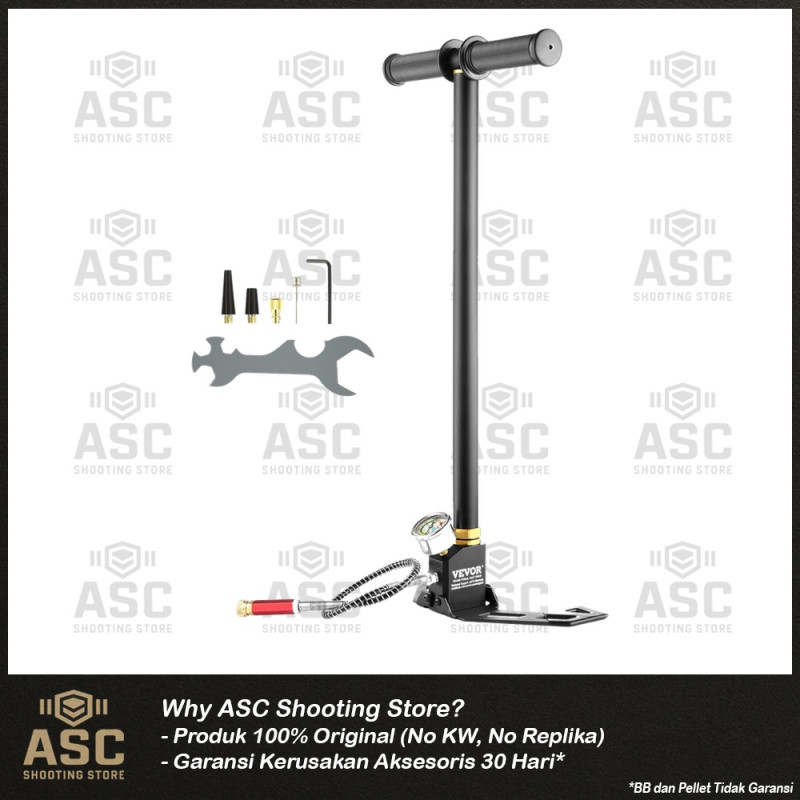 Jual Vevor PCP Hand Pump 3‑Stage - Aksesoris Senapan Angin - iBelanja